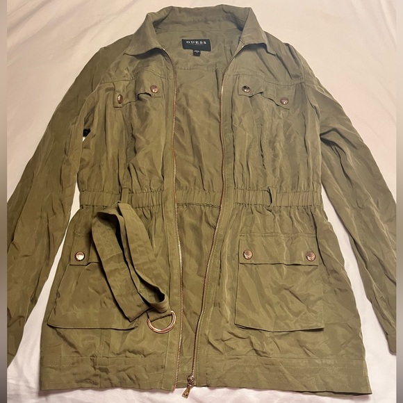 Jackets & Coats | Guess Green Jacket | Poshmark
